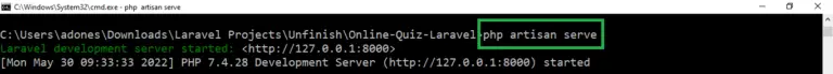 Online Quiz Management System Project in Laravel with Source Code