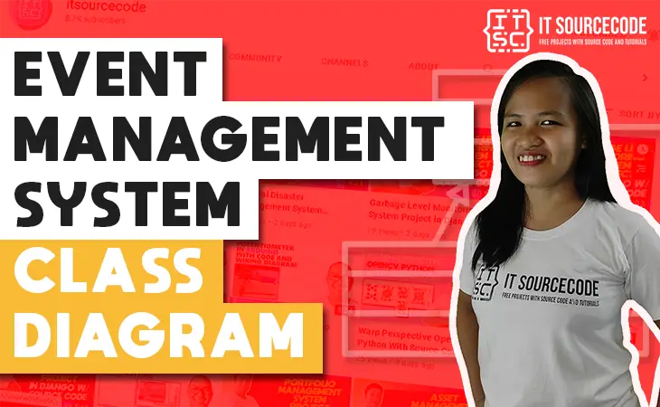 Class Diagram For Event Management System Itsourcecode
