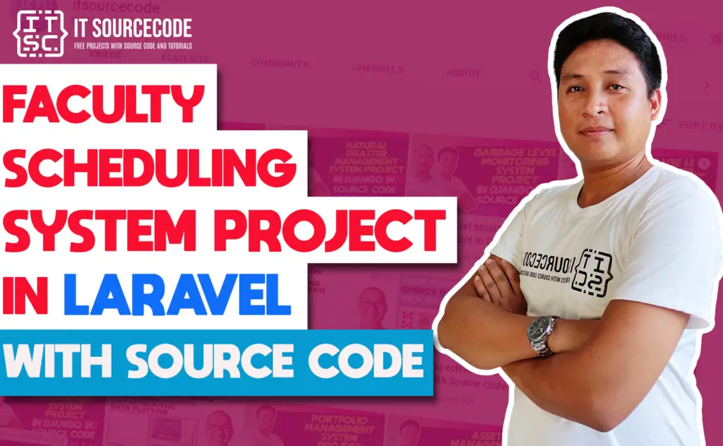 Faculty Scheduling System Project in Laravel with Source Code
