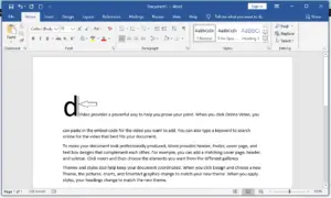 How to Insert Text in MS Word - Insert Text in MS Word