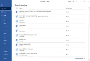 How To Create MS Word Document