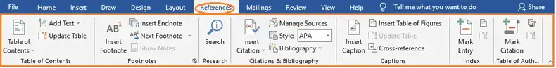 COS 104: Unit 2: MS word menu tabs | NUEL