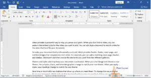 What Are Different Parts Of MS Word Window And Functions?