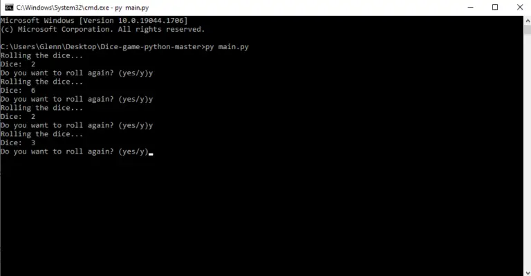 Dice Game In Python With Source Code New 2244