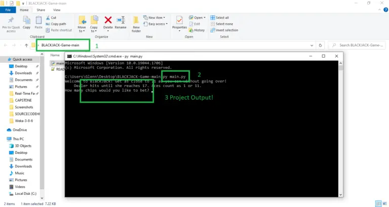 Blackjack Game In Python With Source Code 2022 New Source Code