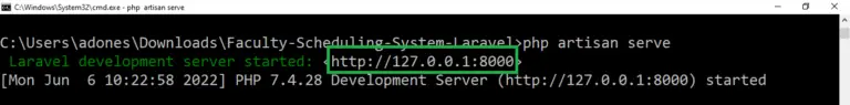 Faculty Scheduling System Project In Laravel With Source Code