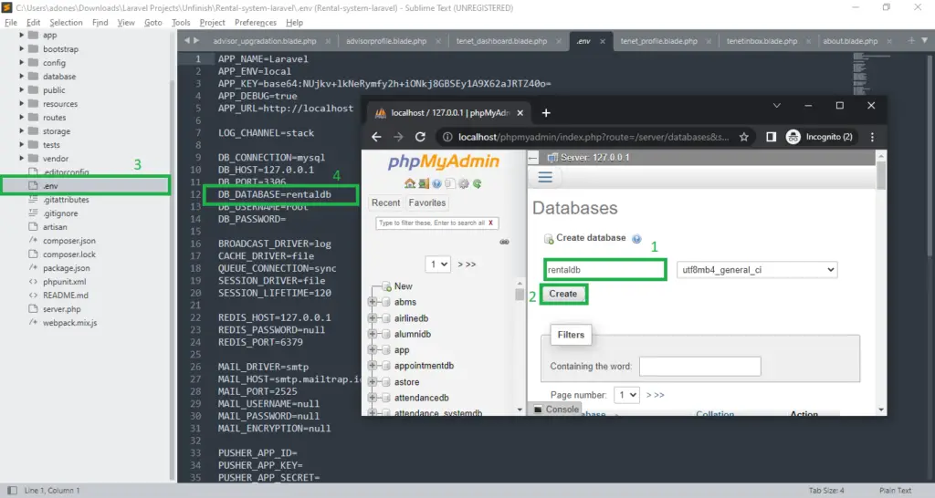 Online House Rental Management System in Laravel