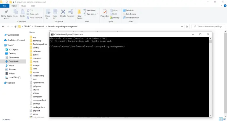 Car Parking Management System Project in Laravel with Source Code
