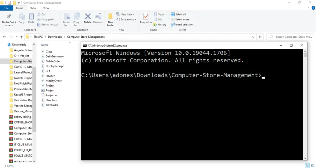 Computer Store Management System Project In C With Source Code