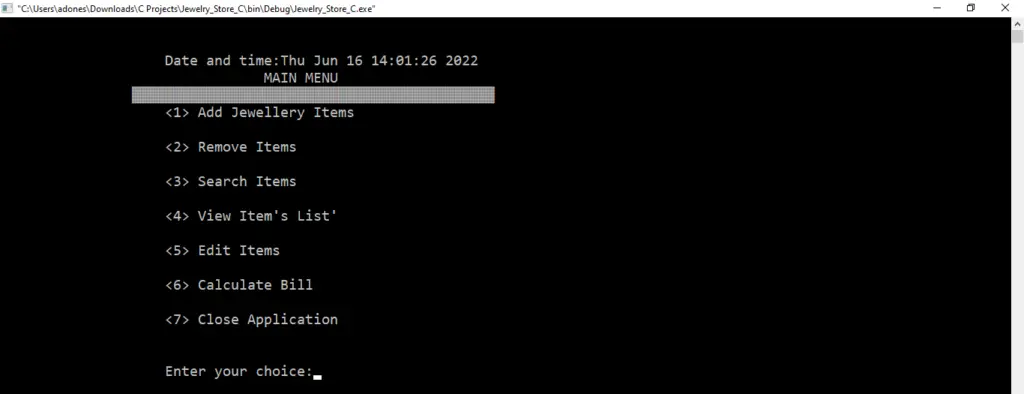 Jewelry Store Management System Project In C With Source Code
