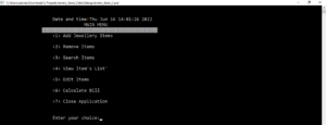 Jewelry Store Management System Project in C with Source Code