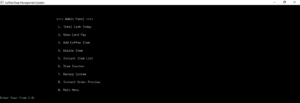 Coffee Shop Management System Project in C with Source Code