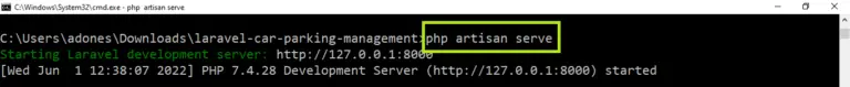 Car Parking Management System Project in Laravel with Source Code