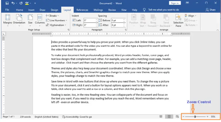 What Are Different Parts Of MS Word Window And Functions?