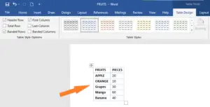 How To Resize Table in MS Word