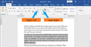 Ways On How To Align Text in Microsoft Word - Text Alignment