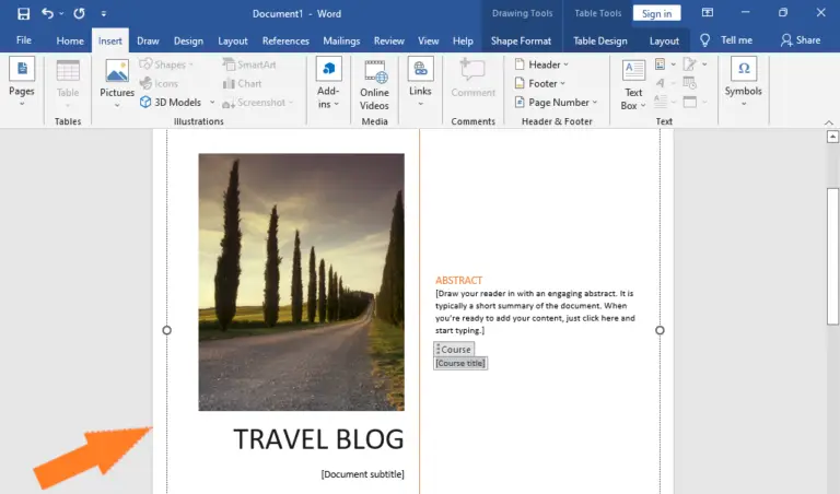 What Is Cover Page In MS Word? - Explain Here