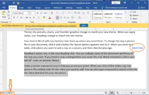 How To Move Text in MS Word In Different Ways
