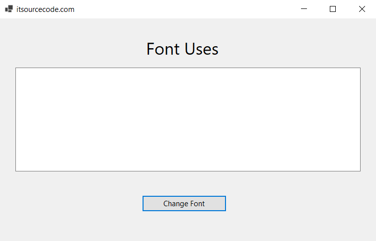 Font Dialog Box In VB Properties Methods And Events 2022