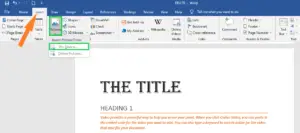 How To Use Graphics In Word