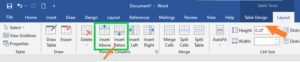How To Add Rows And Columns In MS Word
