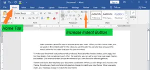 Different Ways on How to Indent Paragraph in Word