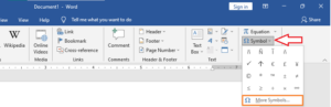 How To Insert Symbol In Ms Word - Symbol And Special Characters