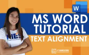 Ways On How To Align Text in Microsoft Word - Text Alignment