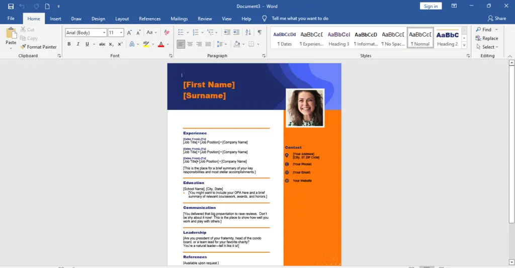How To Use Templates In MS Word