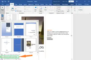 What Is Cover Page In MS Word? - Explain Here
