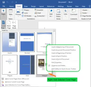 What Is Cover Page In MS Word? - Explain Here