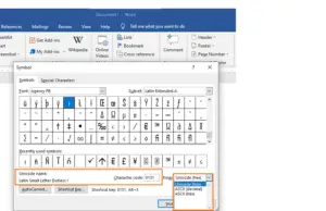 How To Insert Symbol In Ms Word - Symbol And Special Characters