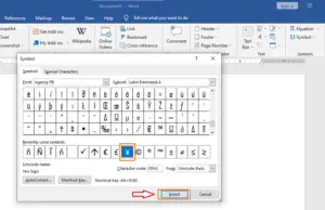 How to Insert Symbol in MS Word - Symbol and Special Characters