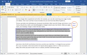 How To Move Text in MS Word In Different Ways