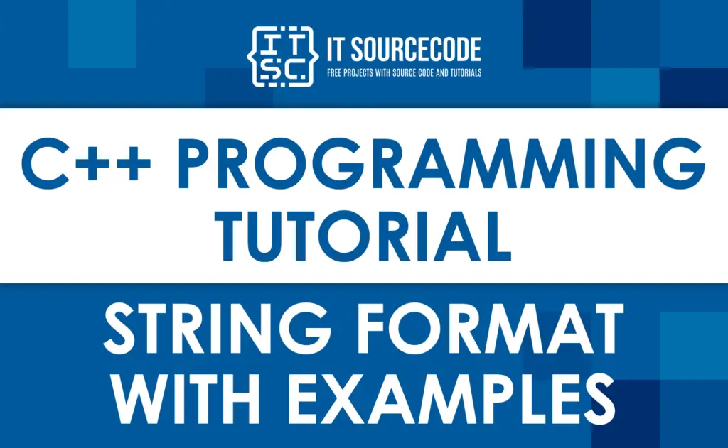 C String Format With Examples Itsourcecode