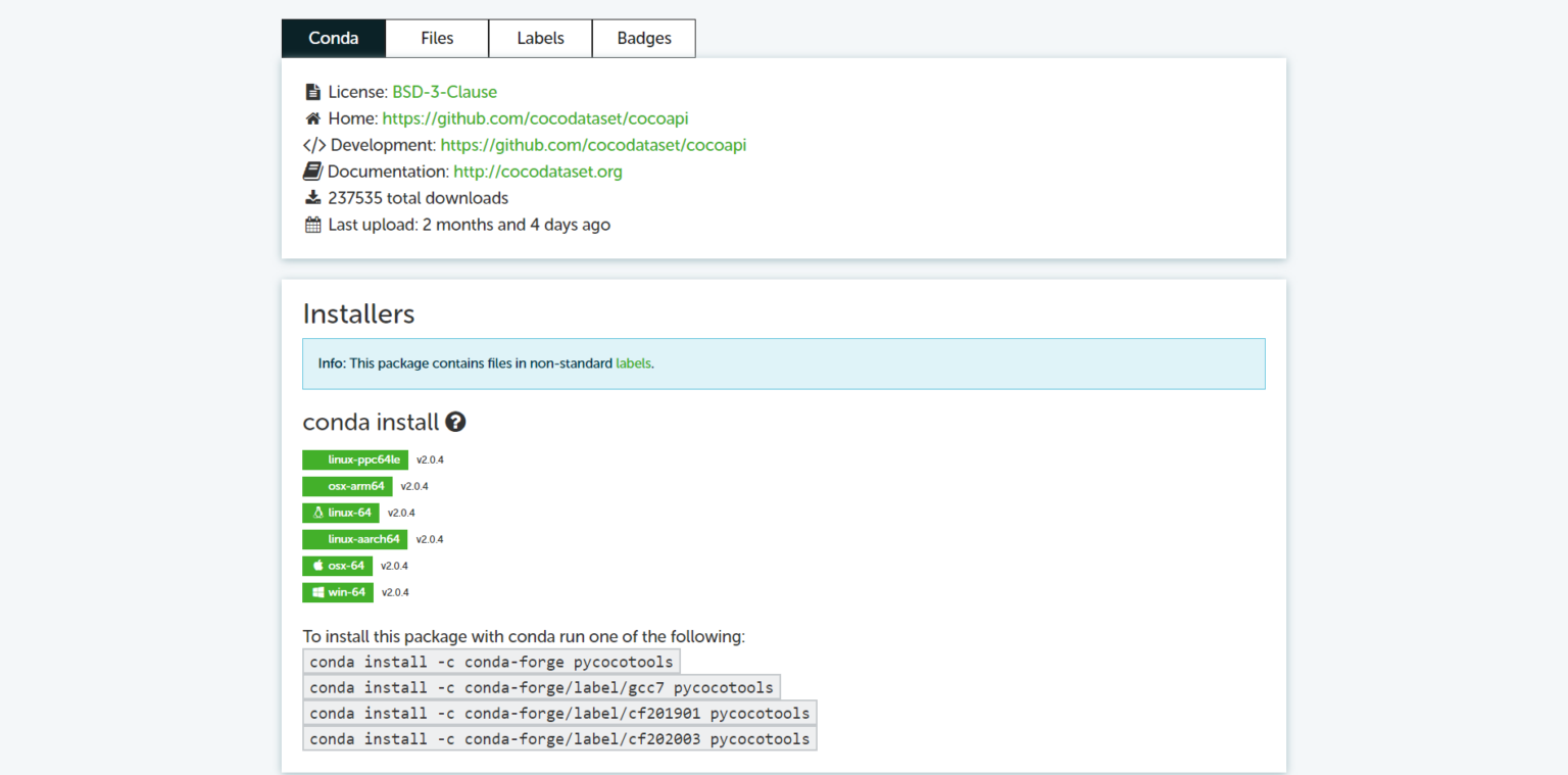 ModuleNotFoundError: No Module Named Pycocotools [SOLVED]