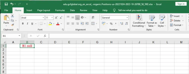 Modifying Rows and Columns In Excel