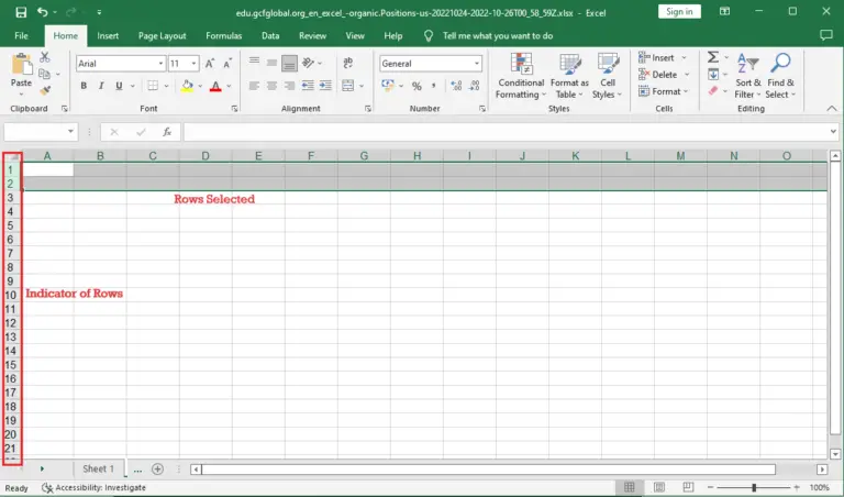 Modifying Rows And Columns In Excel 3081