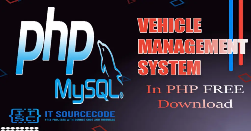 Vehicle Management System Project in PHP Free Download