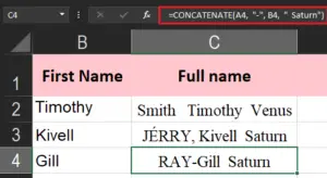 Excel Concatenate Function (Text, Numbers, Dates, "&" )