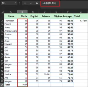 Autosum Excel Shortcut With Example & Ways to Use It - Itsourcecode.com