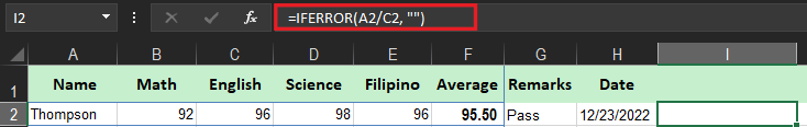 IFERROR Function In Excel How To Use It With Examples