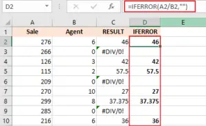 How To Fix #DIV/0 Error In Excel With Easy Formula!