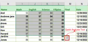 Quick Analysis Tool In Excel How To Use And Where To Find