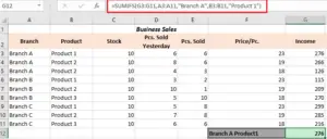 SUMIFS Function In Excel With Example Formula & Criteria