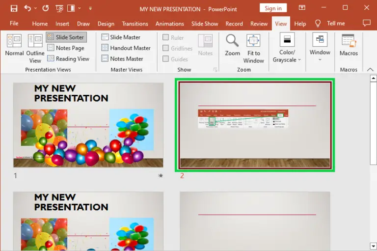 How To Delete a Slide in Powerpoint