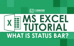 What Is A Status Bar In Excel And How To Customize It