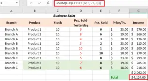 Offset Function in Excel With Examples, Uses & Formula