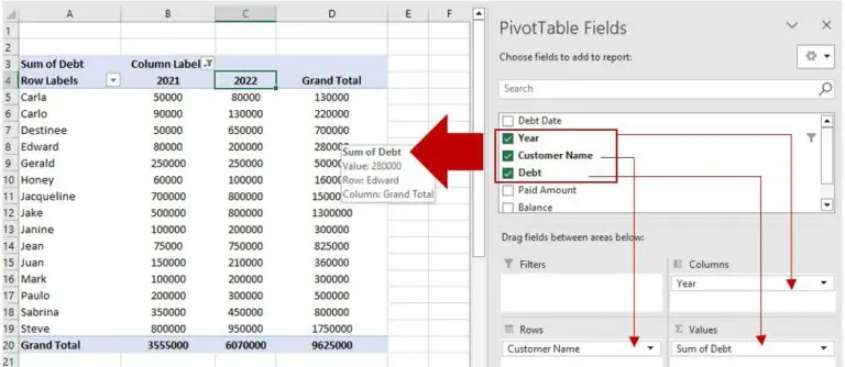 How To Calculate Percentage Difference In Excel Pivot Table