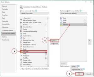 How To Use Excel Fill Color Shortcut: A Quick And Easy Guide